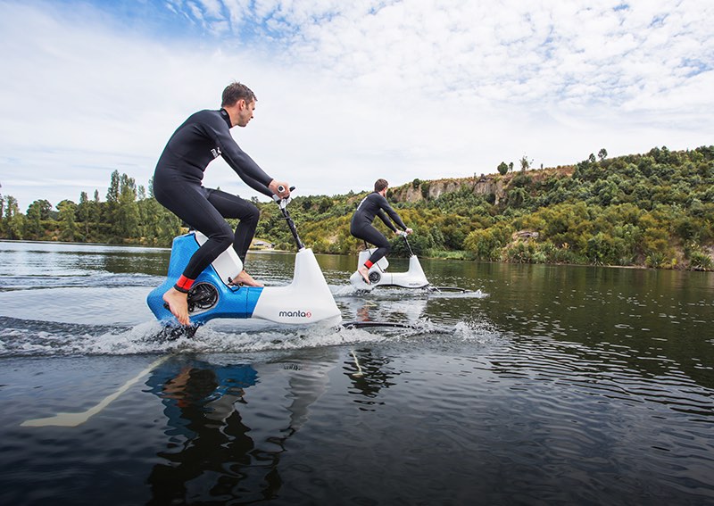 This Bicycle Allows You to Glide Across Water