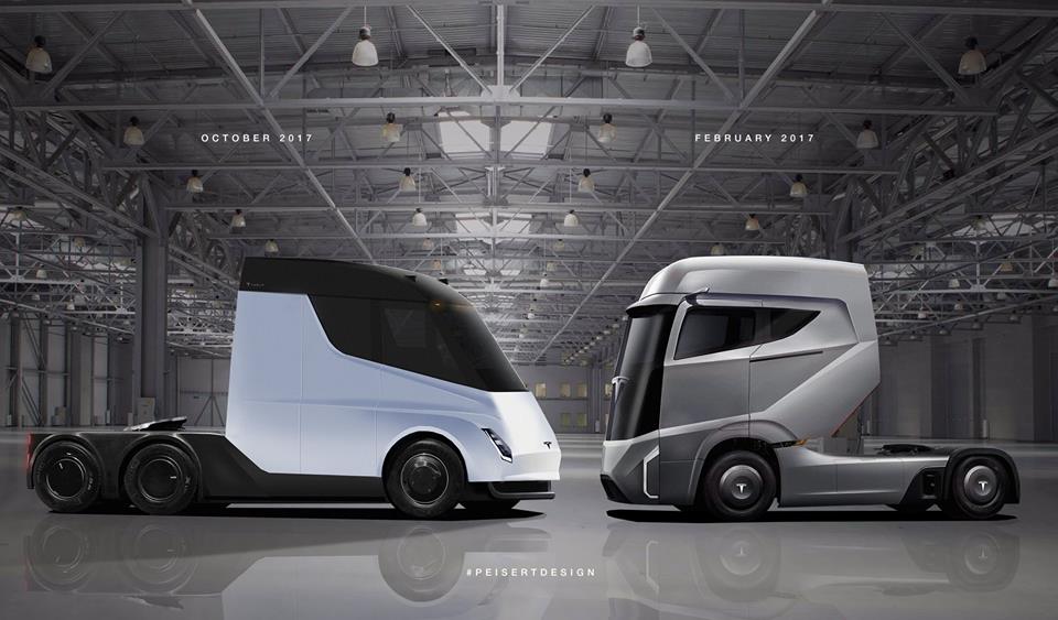 This Designer Created High-Resolution Renderings of the Tesla Semi ...