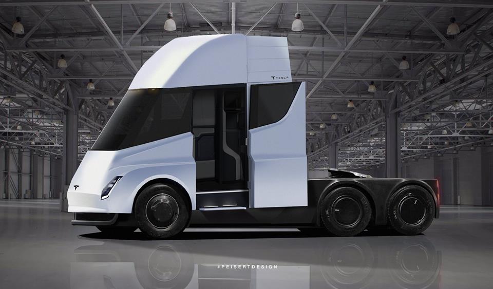 This Designer Created High-Resolution Renderings of the Tesla Semi ...