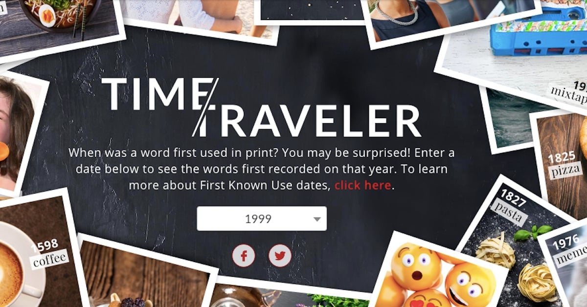 New Dictionary Tool Lets You Discover When Words First Appeared in Print