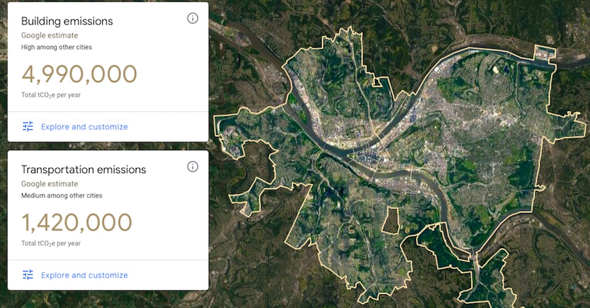 Google Maps Now Provide Geographical Carbon Footprint Projections