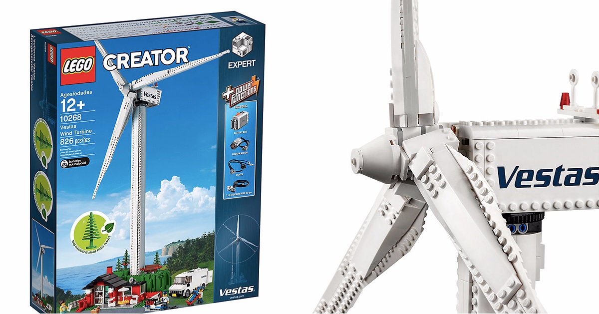 Lego Launches Functioning Sustainable Wind Turbine