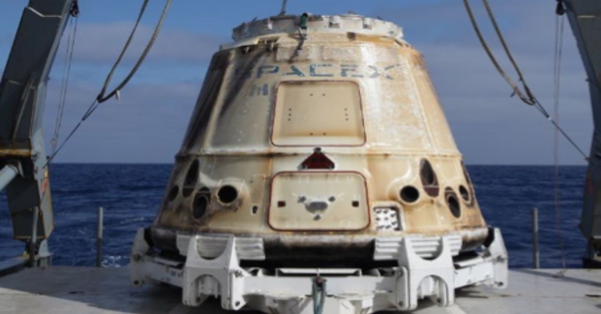 Elon Musk Publishes Video of SpaceX Capsule Preparing for the ISS