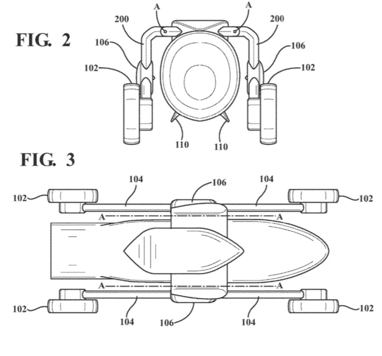 Toyota Patents Design for Flying Car With Rotor Blades