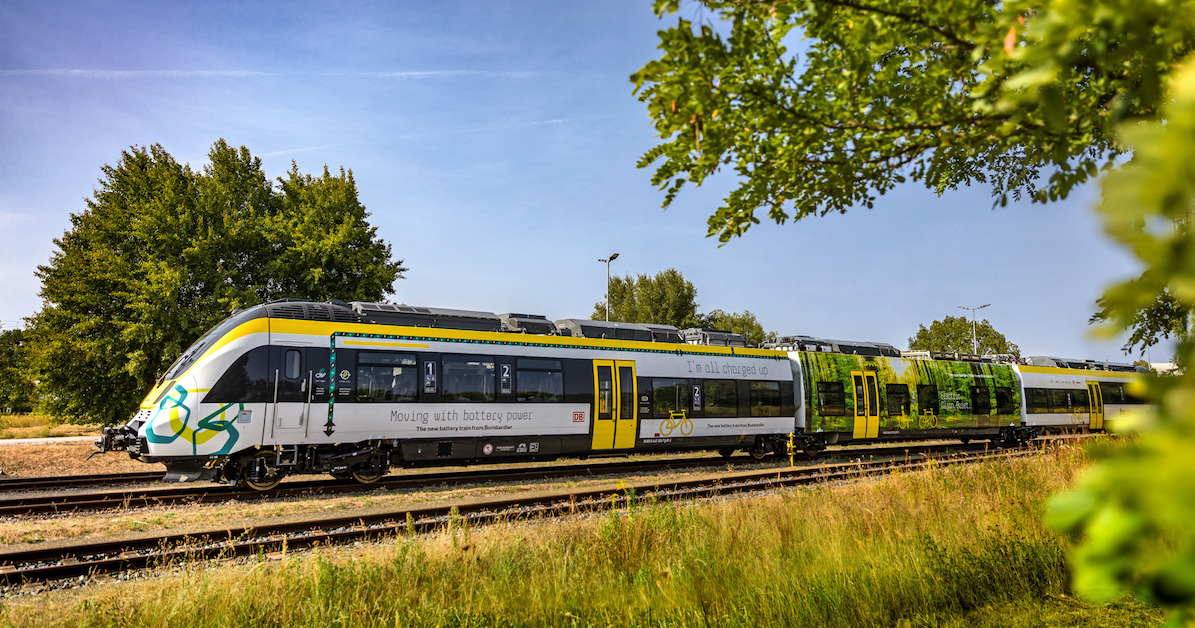 First Battery-Powered Train in Europe in Over 60 Years Takes Maiden Trip