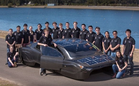 This Sleek Four-Seat Sedan Is Set to Compete in 3000km Solar Car Race