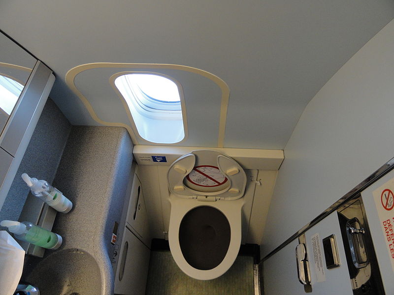 Explore the Inner Workings of an Airplane Lavatory