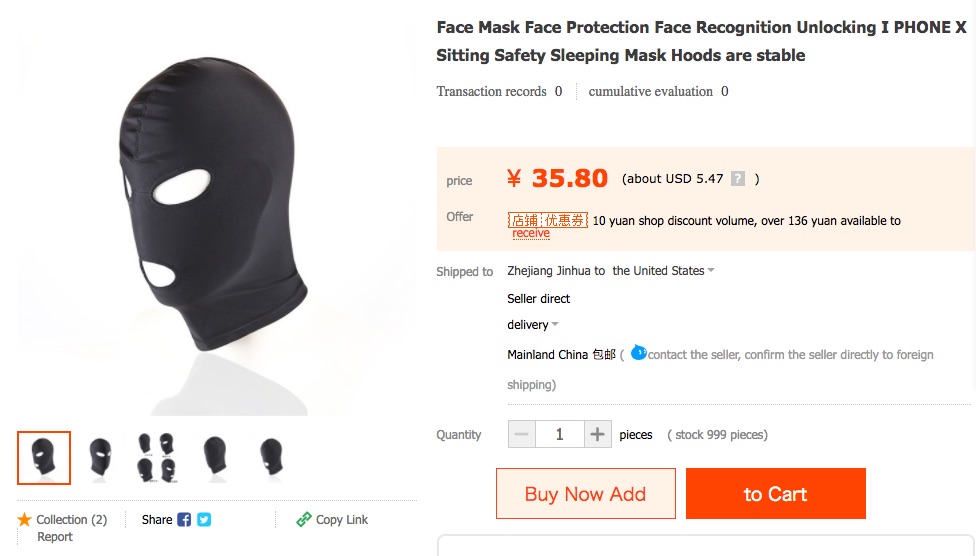 These Full Face Masks Are on the Market as iPhone X Anti-Identity Theft ...