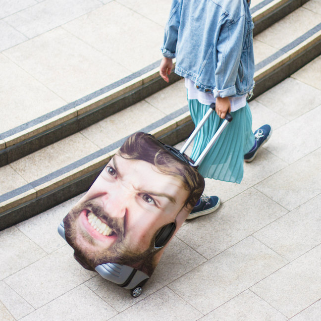 You Can Now Personalize Your Suitcase By Covering It With A Gigantic ...