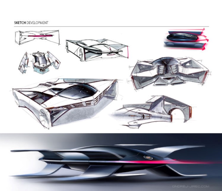 Cadillac concept car fit for a super hero