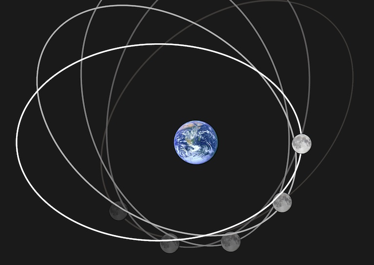 Volcanic Eruptions Nudged the Moon Off Its Axis
