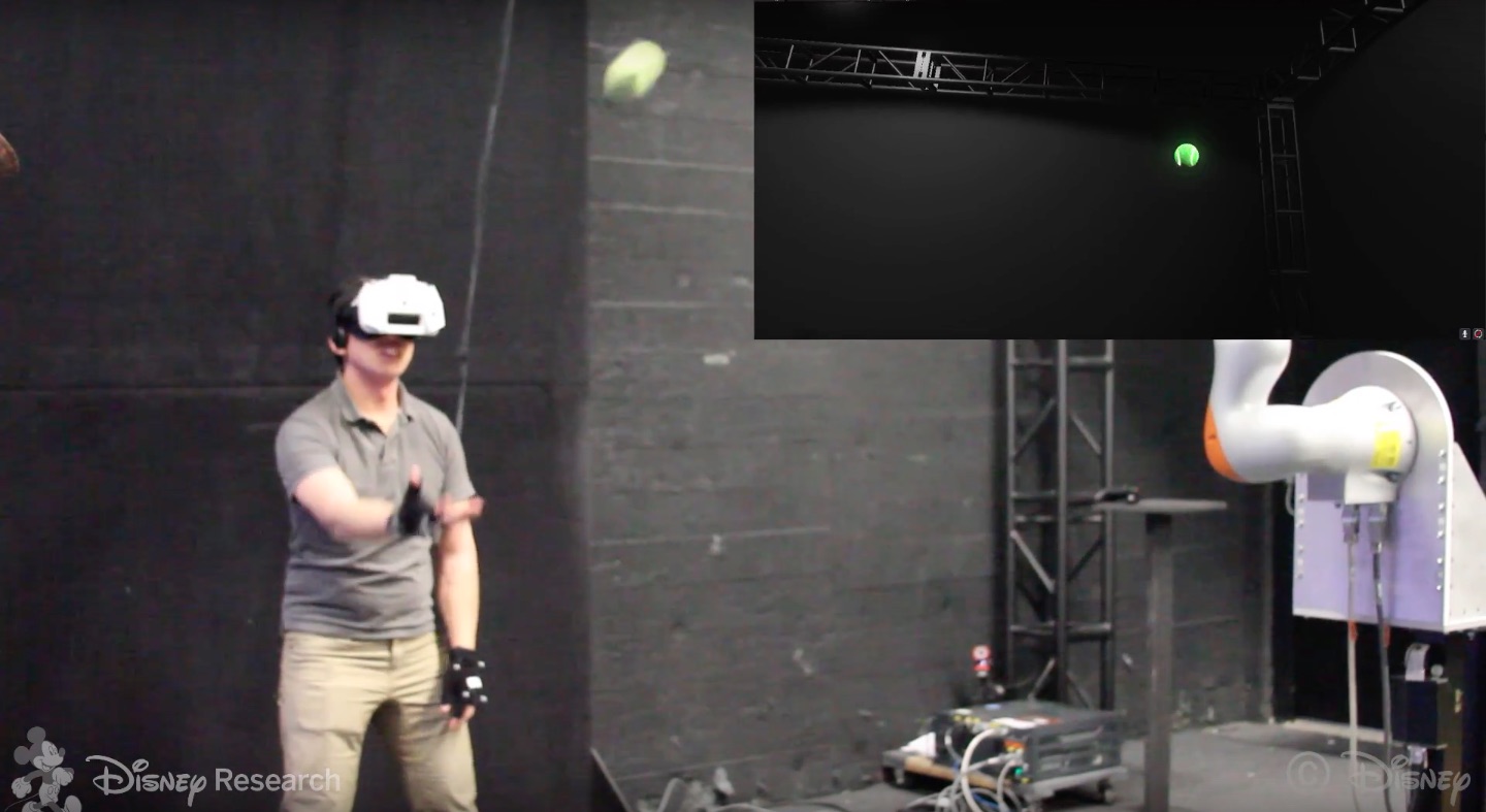 New Disney Experiment Lets Users Catch Real Balls While in VR