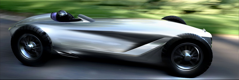 This Stunning All-Electric Concept Car Was Inspired by 1940s Open Wheel ...