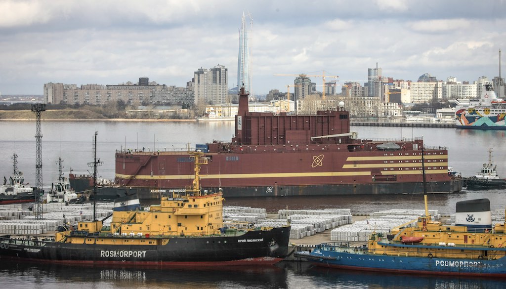 Russia's First-of-Its-Kind Floating Nuclear Plant Begins Its First Voyage