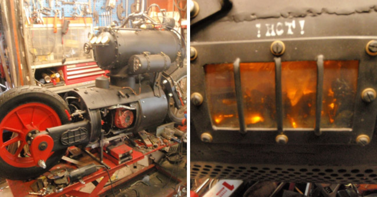 Steam Powered Motorbike Inspired by Jack Sparrow