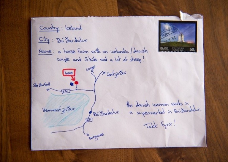 A Letter with a Drawn Map on it Instead of the Address Gets Delivered!