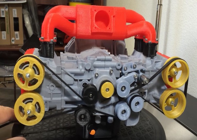 This Guy Creates Incredible Working 3D Printed Car Engines