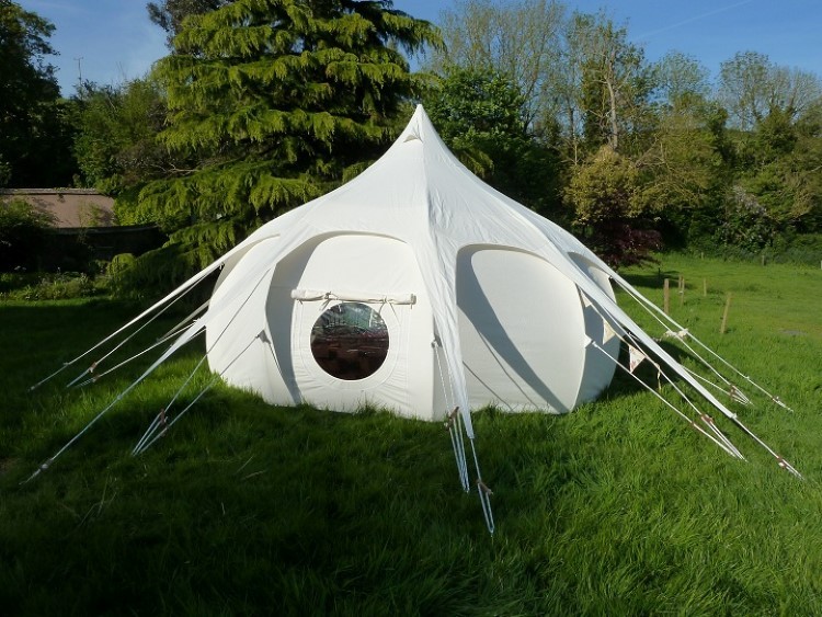 Lotus Belle tents offer a luxury camping option