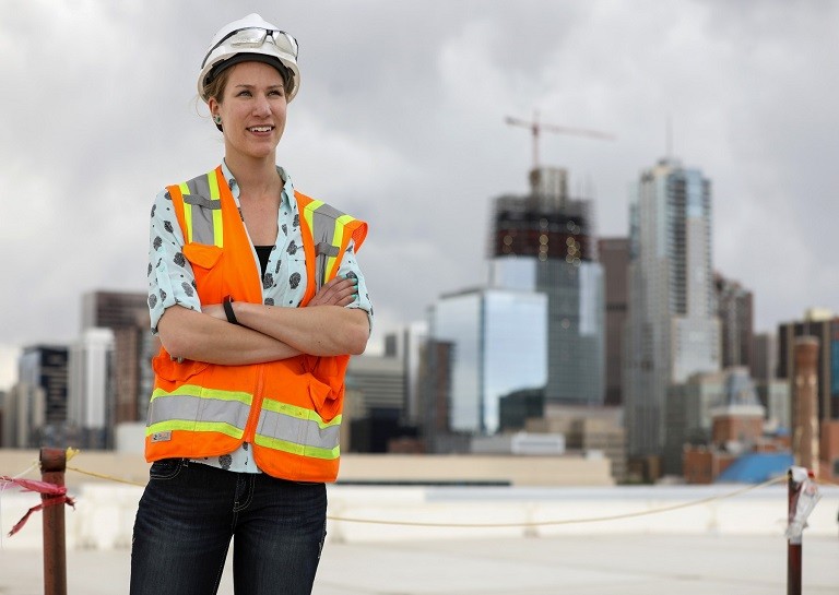Engineering Student Helps Construct $50 Million Building on Her Campus