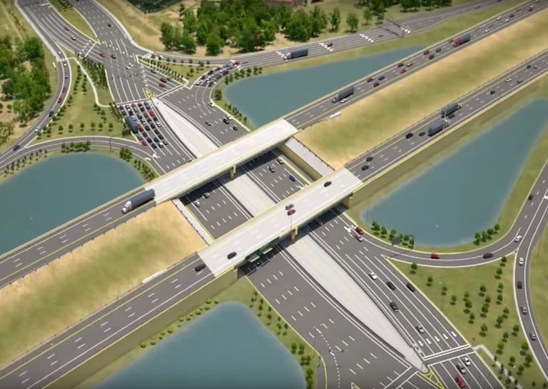 Florida's New Diverging Diamond Interchange Eliminates Risky Left Turns