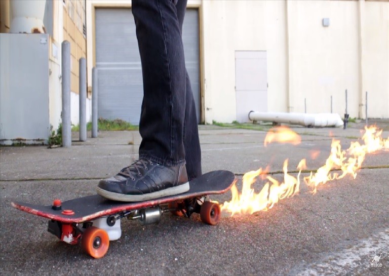 Diy Gas Skateboard