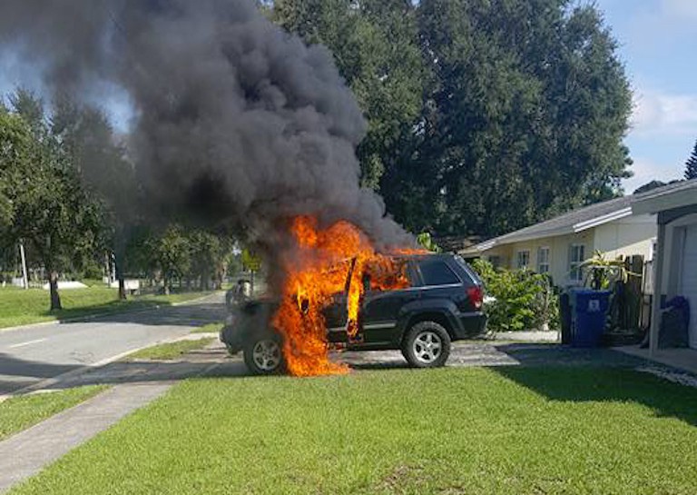 Family's Car Caught Fire Due to Galaxy Note 7 Explosion