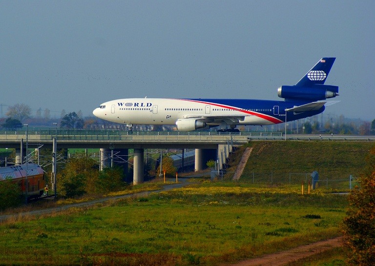 Airport Runway that goes Over-top of a Highway