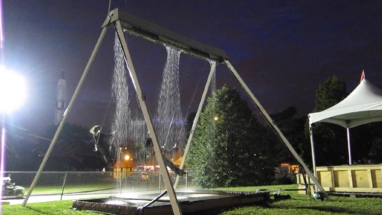 The Waterfall Swing is a thrilling piece of art from form and function