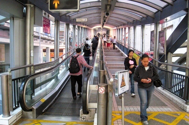 World's Longest Outdoor Escalator System