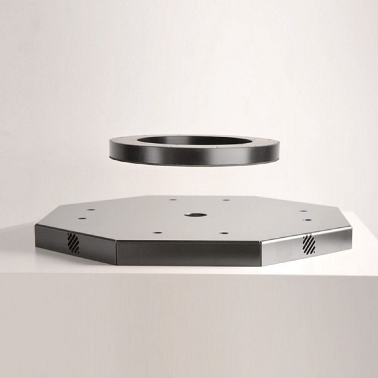 20 pound objects can hover thanks to the CLM 2 floating shelf