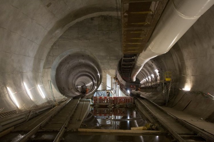 26 miles of tunnel completed for Crossrail link