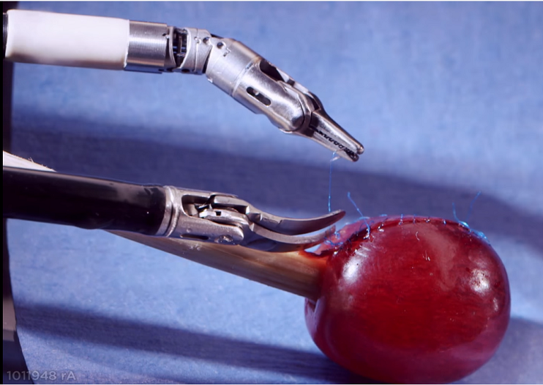 Robotic Surgeon Stitches Grape Skin Back On