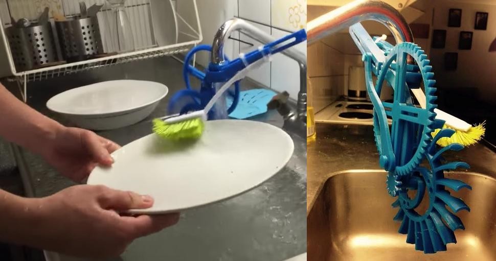 Swedish Student Creates 3D Printed Dishwasher
