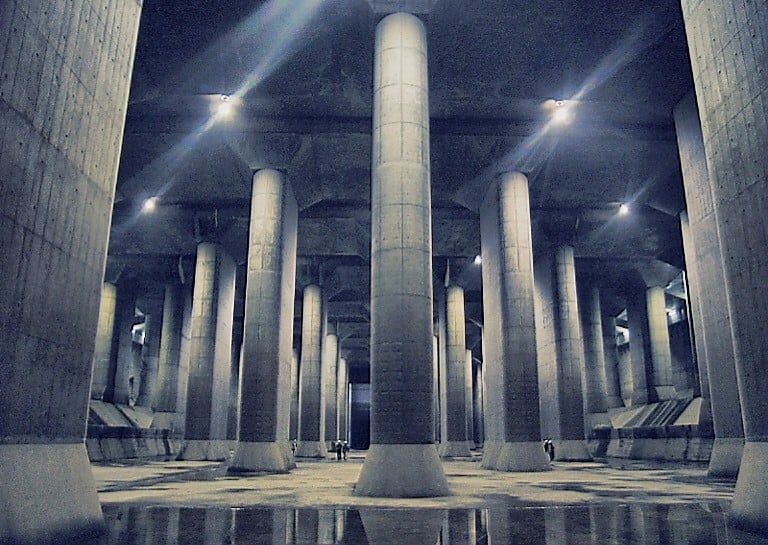 Tokyo's Futuristic Underground Flood System