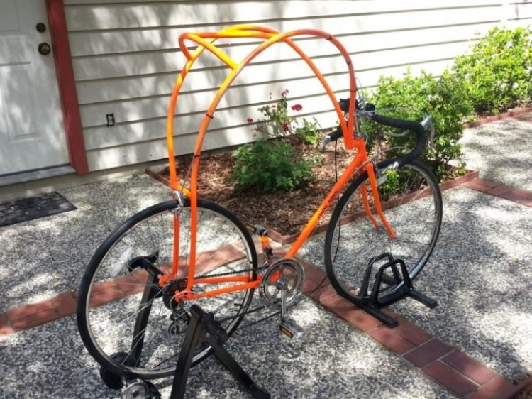 The Flying Rider bike leaves you hanging