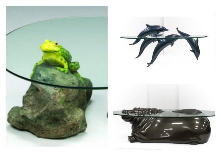Unique Water Tables Captivate the Magnificence of Semi-Submerged Animals