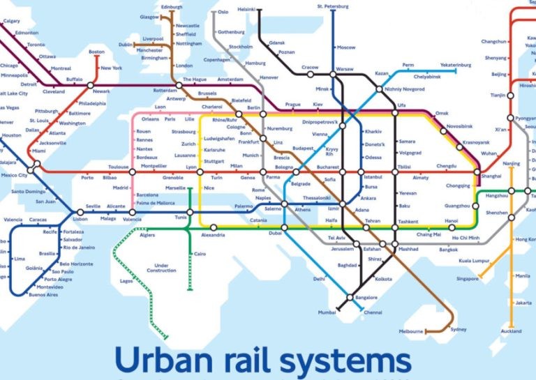 Could These World Maps Be the Future of a Connected Hyperloop?