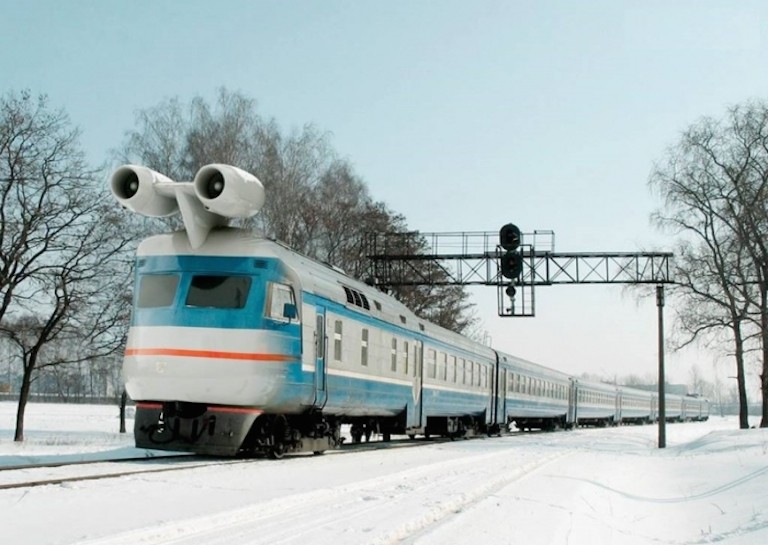 Russians Built a Turbo Jet Train in 1960s