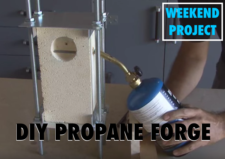 Weekend Project: DIY Micro Forge with a Propane Torch