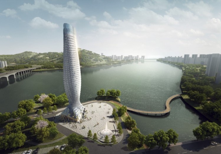 There’s something fishy about the Doumen Observation Tower