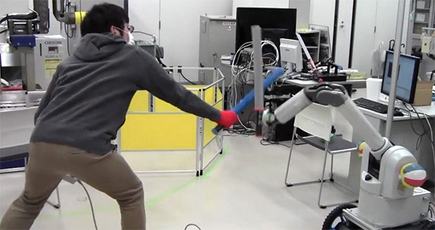 You need to see this sword fighting robot