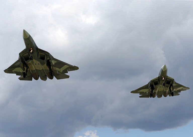 Russia Reveals New Supersonic Stealth Fighter Jet to Rival the U.S. F-22