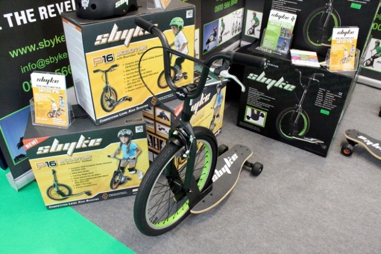 Skateboard plus bike equals Sbyke