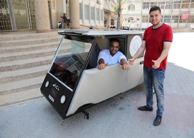 Palestinian Students Design Car to Combat Fuel Shortage
