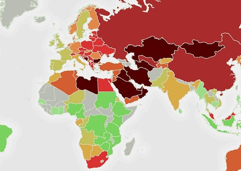 These Maps Show Rankings of Earth's Most Toxic Nations