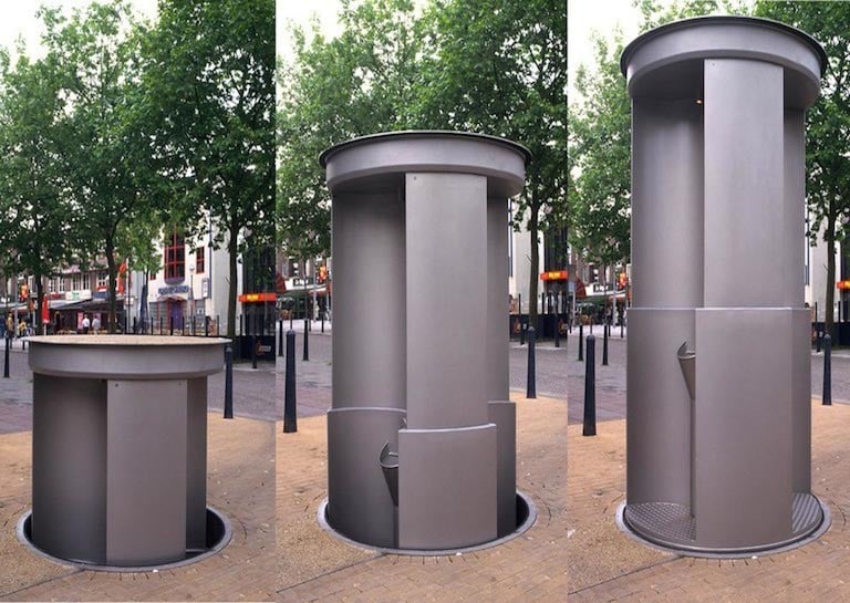 London's Pop-Up Public Urinals at Alice Novotny blog