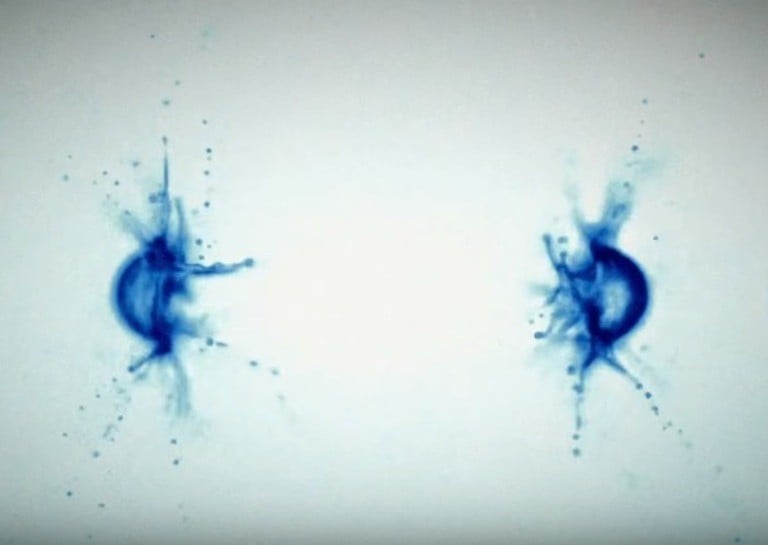 First Ever Footage of Water Droplets Being Blown Up by Lasers First Ever Footage of Water Droplets Being Blown Up by Lasers