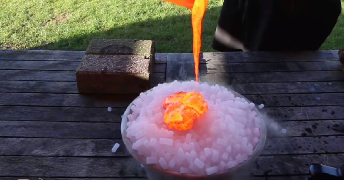Who Wins The Lava Versus Dry Ice Challenge?