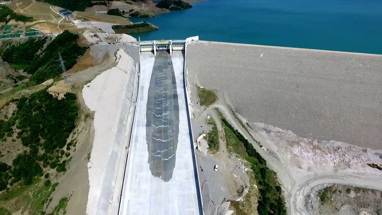 A Mesmerizing Look at the Opening of a Spillway for the First Time