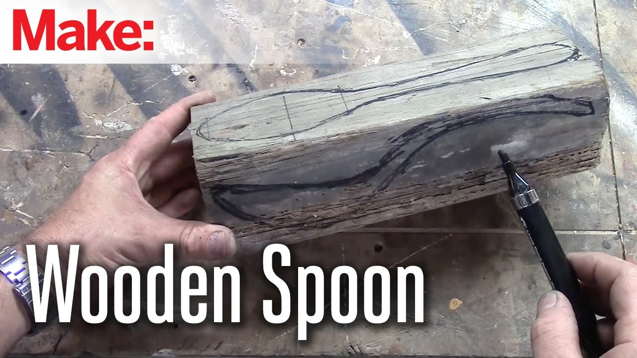 Craftsman Makes Beautiful Wooden Spoon by Hand